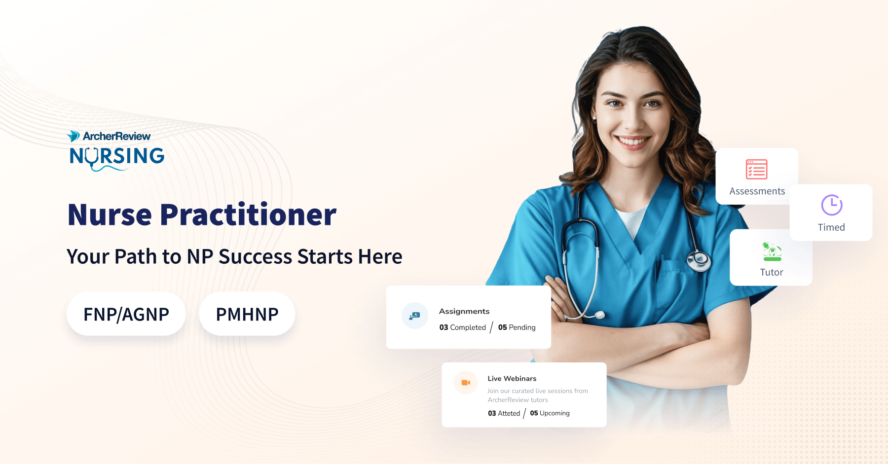 Pass Your NP Exam with Confidence - FNP, AGNP, PMHNP Prep | Archer Review